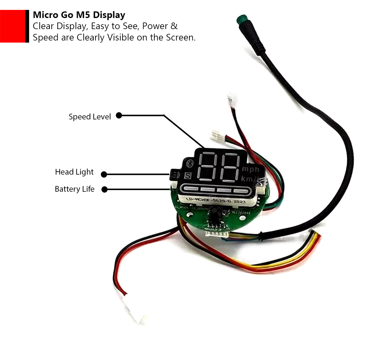 Microgo M5 Display/dashboard - Latest version - Power fix – Power Fix