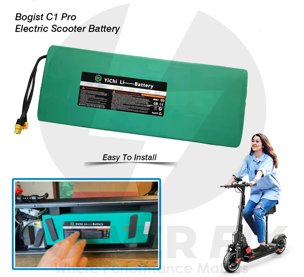 Genuine Battery Replacement for Bogist C1 Pro 54.6v Latest version ...
