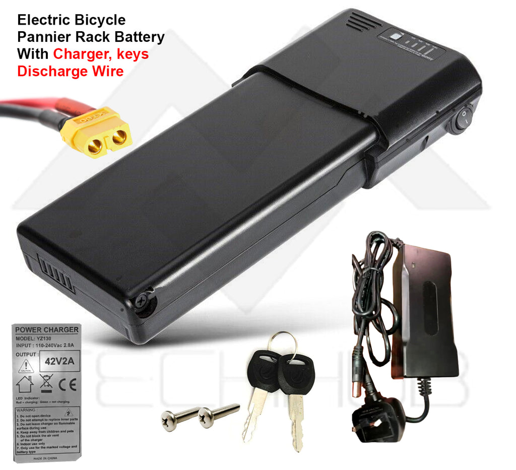 Electric Bike battery | Pannier Rack Battery | 36V 10.4Ah | Fast ...